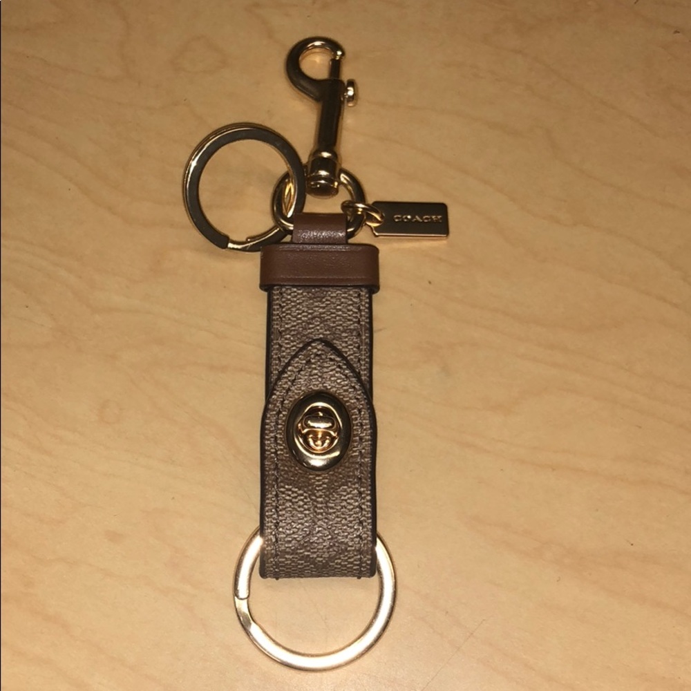 Coach Signature Key Fob - Gem